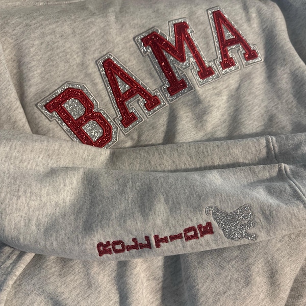 Mama Embroidered Baby Outfit Keepsake Applique Sweatshirt | Gift for ...