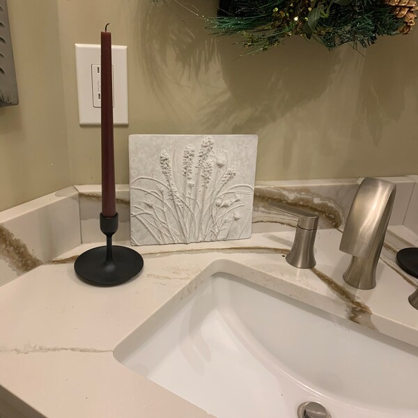 Giant Plaster Tulip Bas Relief Wall Art 15”x 30 1/2” - Etsy