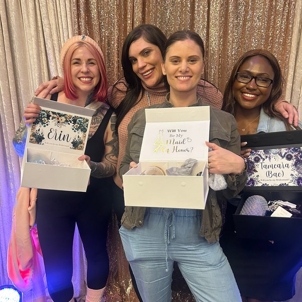 Personalized Bridesmaid Gift, Personalized Bridesmaid Proposal Box ...