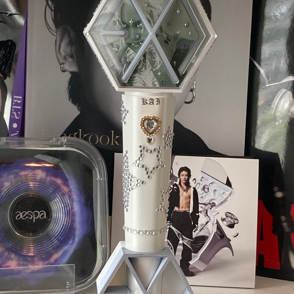 EXO Eribong Lightstick Stand, Light Stick Display, EXO-L, Aeris, 3D ...