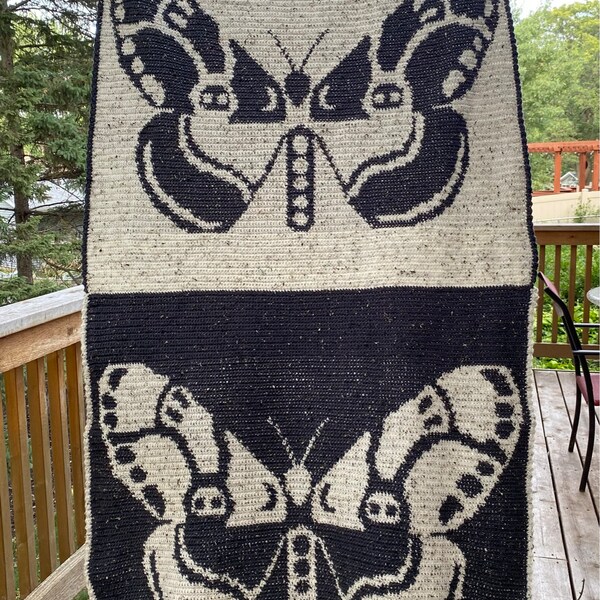 Luna Moth Afghan Crochet Pattern *pattern Only* - Etsy