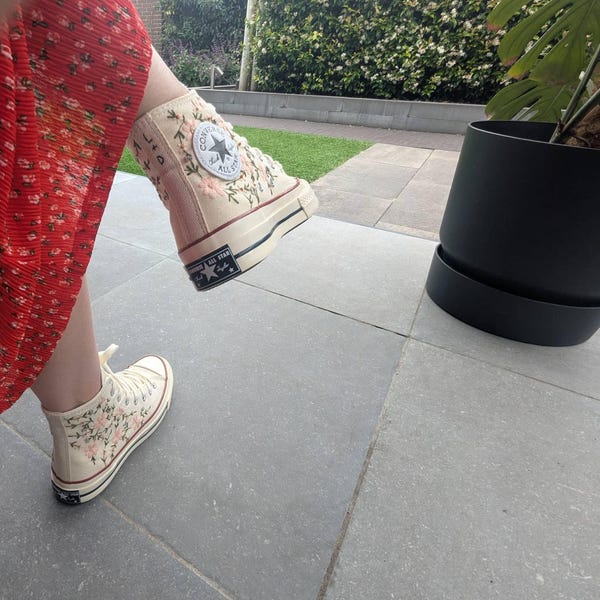 Embroidered Converse/ Converse Custom Constellation Embroidery ...