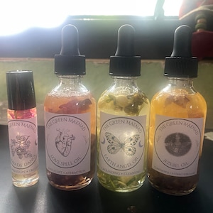 Choose 5 Intention Oils Ritual Oils Witchcraft Supplies - Etsy