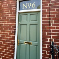 Superior Chrome Gold Door Numbers Transom Classic House Door Number ...