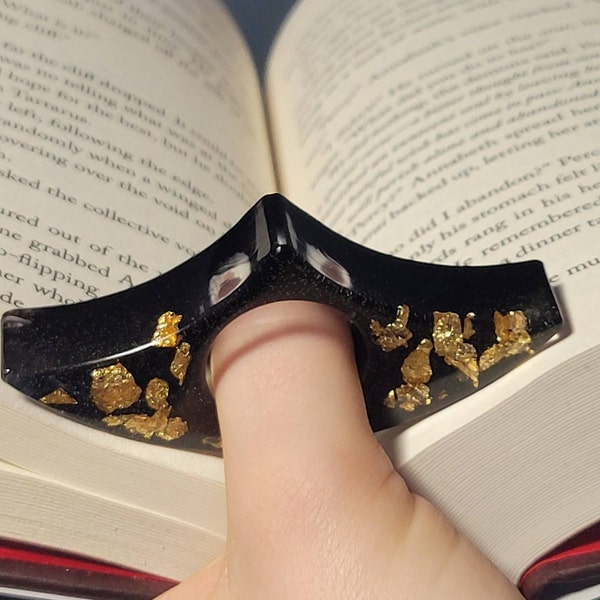 Resin Book Page Holder Thumb Page Holder Booklover Gift Page Spreader ...