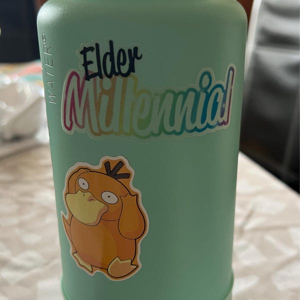 Elder Millennial Sticker. Millennial Sticker. 90s Nostalgia Sticker ...