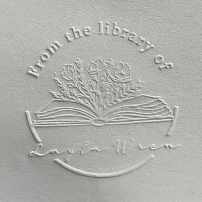 Book Embosser Personalized Library Embosser , Custom Book Embosser From ...