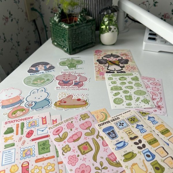 Daily Items | Mini Deco Sticker Sheet | Journaling Sticker Sheet ...