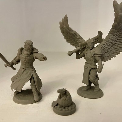 Kenku Tengu Aarakokra Ranger Rogue Fighter Tabletop Miniature for ...