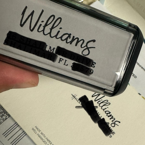 Best Rated Address Stamp Custom Rubber Address Stamp Self-inking ...