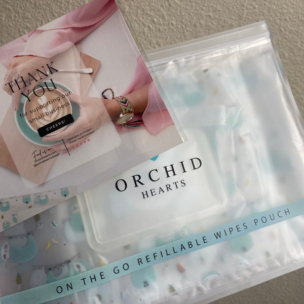 Wet Wipes Mini Pouch Baby Travel Mini Wipe Case Mini Wet Wipe Dispenser ...