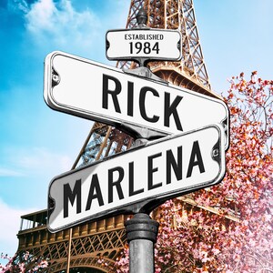 Printable Street Signs Digital Photo Art Personalized JPG | Etsy