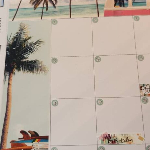 Large Icon Holiday Stickers Planner Calendar (S-115-4) - Etsy