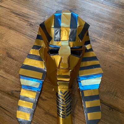 PHARAOH Mask Make Your Own Egyptian Mask With Card From PDF Download - Etsy