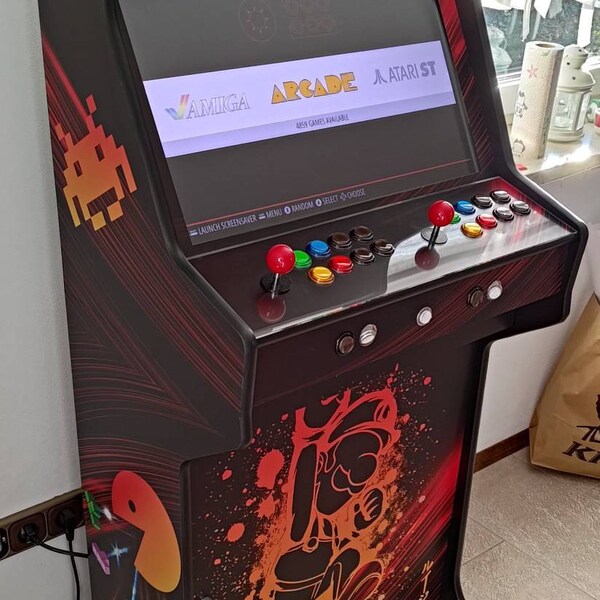 Multicade Arcade Cabinet Machine Artwork Graphics Vinyl, Arcade Cabinet ...
