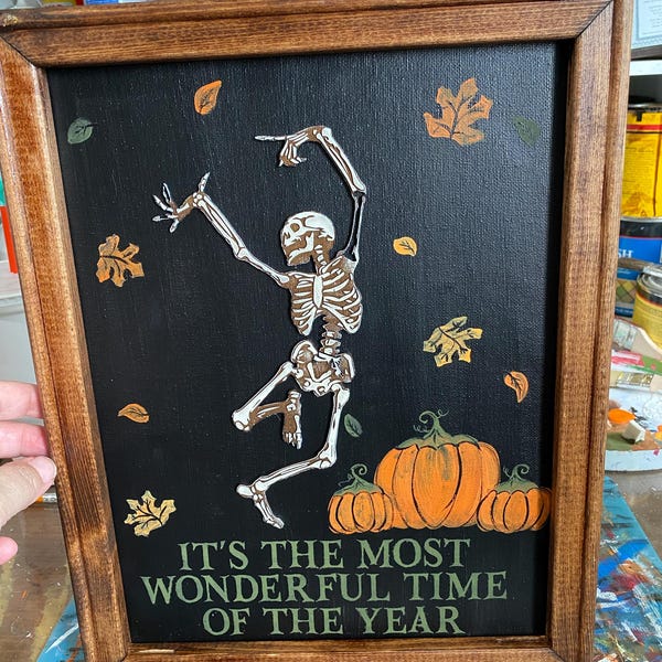 Skeleton Dancing, Layered, Halloween, Porch Leaner, Lightburn File, SVG ...