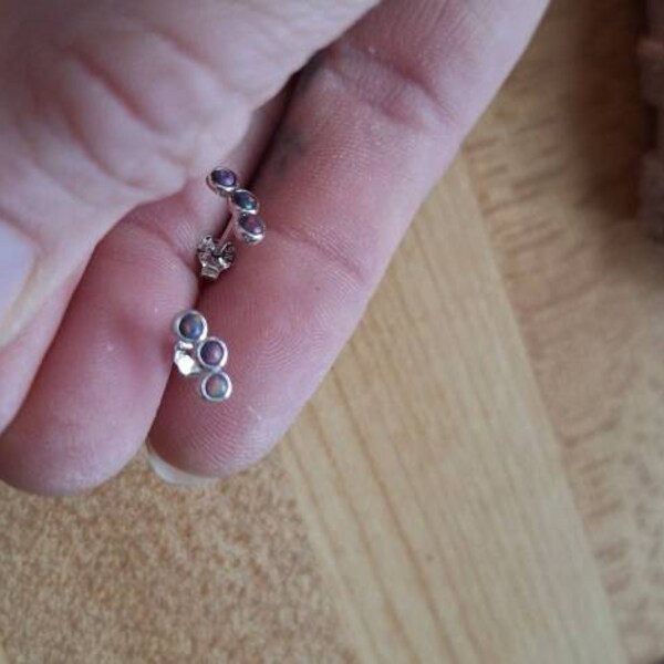 Sterling Silver Rotatable Planet Ring, Fidget Ring, Adjustable Size ...