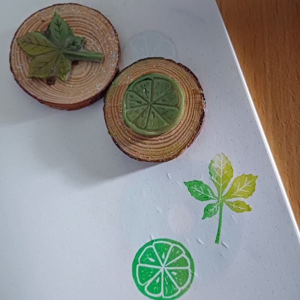 Hand Carved Fruit Ink Stamps, DIY Eco Recyclable Wrapping Paper, Berry ...