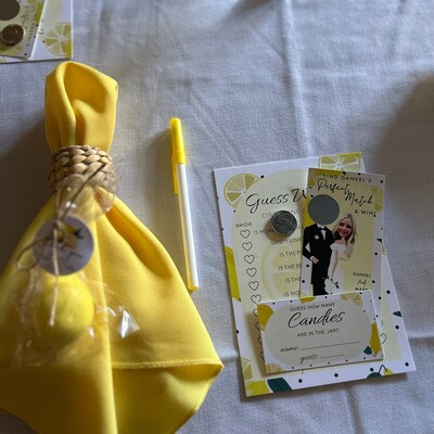 Bridal Shower Wedding 'find the Groom' Scratchers - Etsy