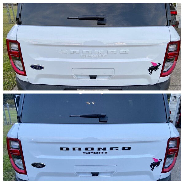 Leopard Cheetah Print Rear Window Decals Fit 2010-2024 Toyota 4runner ...