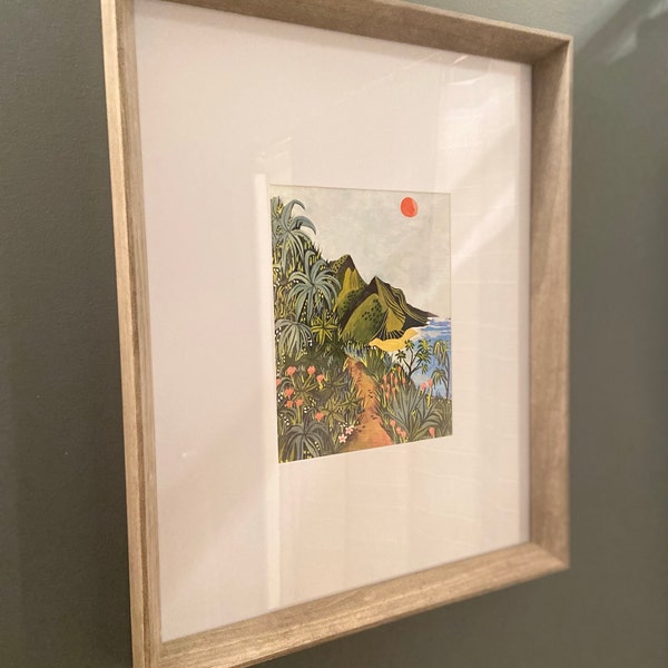 Napali Coast: Wall Art, Art Print, Napali, Hawaii, Kauai, Tropical Art ...