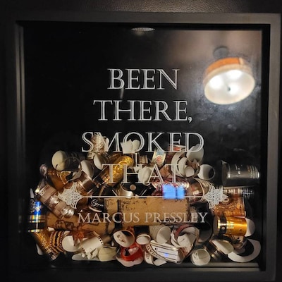 Cigar Band Custom Shadow Box, Personalized Cigar Bands, Been There ...