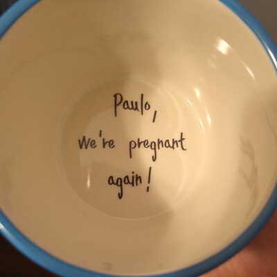 Bespoke Personalised Hidden Message Mug, Secret Message Cup ...