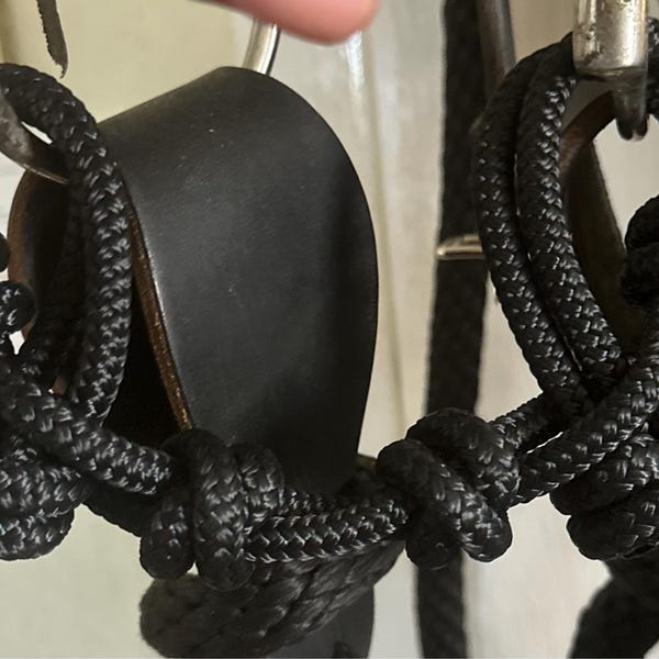 22 Colors! Yacht Rope 10" Bit Hobbles/curb Strap - Horse Tack - for Use ...