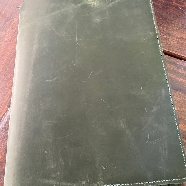 Leather Notebook Cover A5, A4, B5 Custom Personalized Journal Cover ...