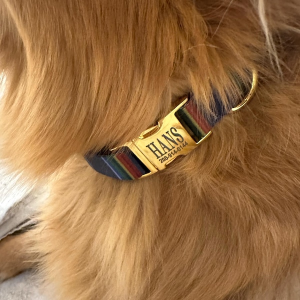 Personalized Dog Collars Boy Dog Collars, Custom Dog Collar With Name ...