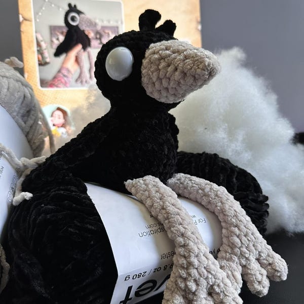 Enid the Crow Crochet Pattern PDF ONLY - Etsy
