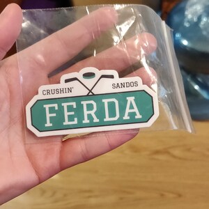 Crushin' Sandos Ferda Sticker - Etsy