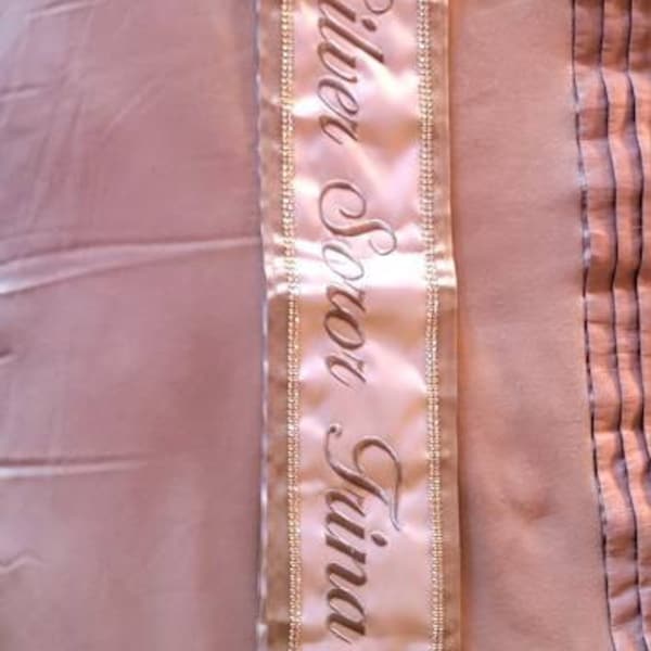 Bridal Lace Sash Custom Border Sash Personalized Gifts Embroidery Lace ...