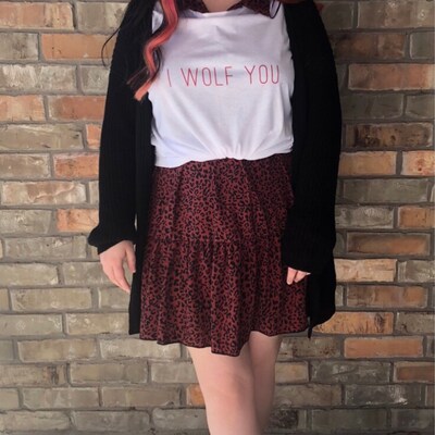 I Wolf You Valentines Day Womens Tee, Best Valentine Gift for Her - Etsy