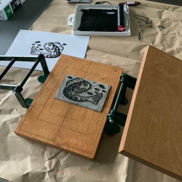 Popular A4 Size Linocut Printing Press - Portable Lino Press Machine ...