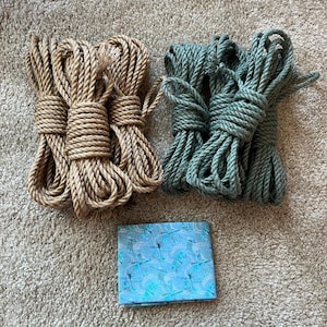 Jute Bondage Rope Ruby Red - Etsy