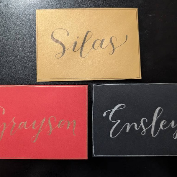 Personalized Gift Card Envelope Mini Envelope Wedding Guests Favors ...