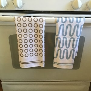 Geometric Eye Multicolor Patterned Towel Handmade Kitchen - Etsy