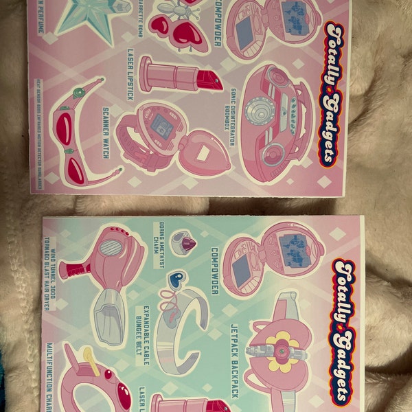 Totally Spies! Gadget Stickers - Etsy