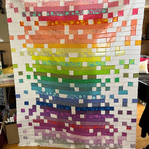 Pixelated Quilt PDF Pattern - Etsy