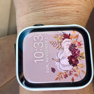 Fall Apple Watch Wallpaper Bundle, Smartwatch Background, Digital Watch ...