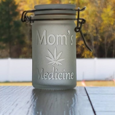Marijuana Jar Cannabis Jar Weed Jar Stash Jar Stoners Jar Marijuana ...