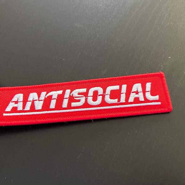 Antisocial Jet Tag Keychain | Red | JDM Meme Funny Sheeesh Racing ...