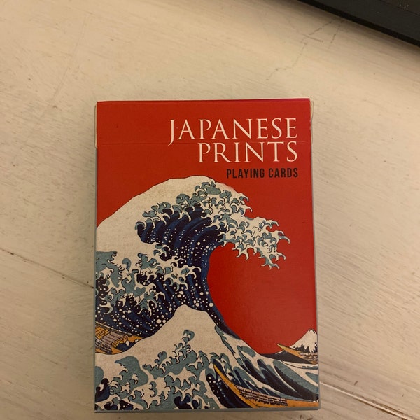 Japanese Prints Playing Cards - Etsy