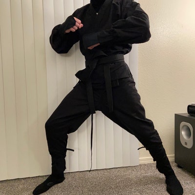 Authentic Black Ninja Uniform Costume - Etsy