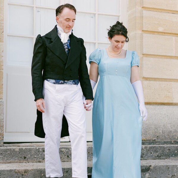 Matte Satin Regency Gown - Etsy