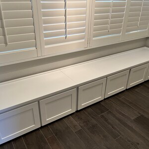 Shaker-style Corner Bench Set / Dining Banquette Bench / Top-opening ...