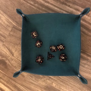 Scroll of Rolling DND Dice Rolling Tray Leather Rolling Mat - Etsy