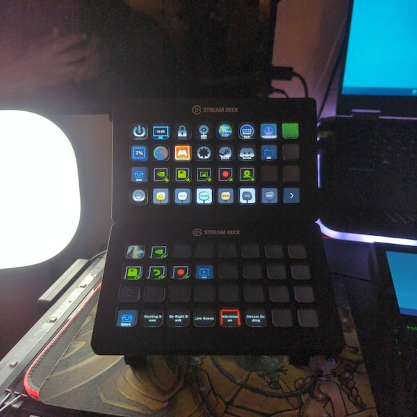 Dual Stream Deck XL Stand - 2 Versions With Optional Raspberry Pi Case ...