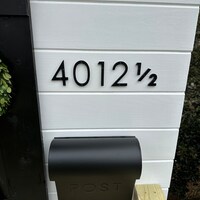 3 Inch Modern House Numbers Letters - Etsy